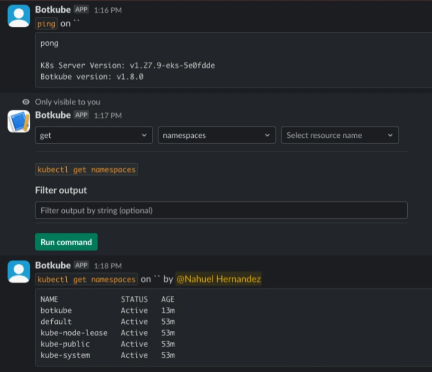 Effortless EKS Monitoring with ChatOps using Botkube - Nahuel Hernandez
